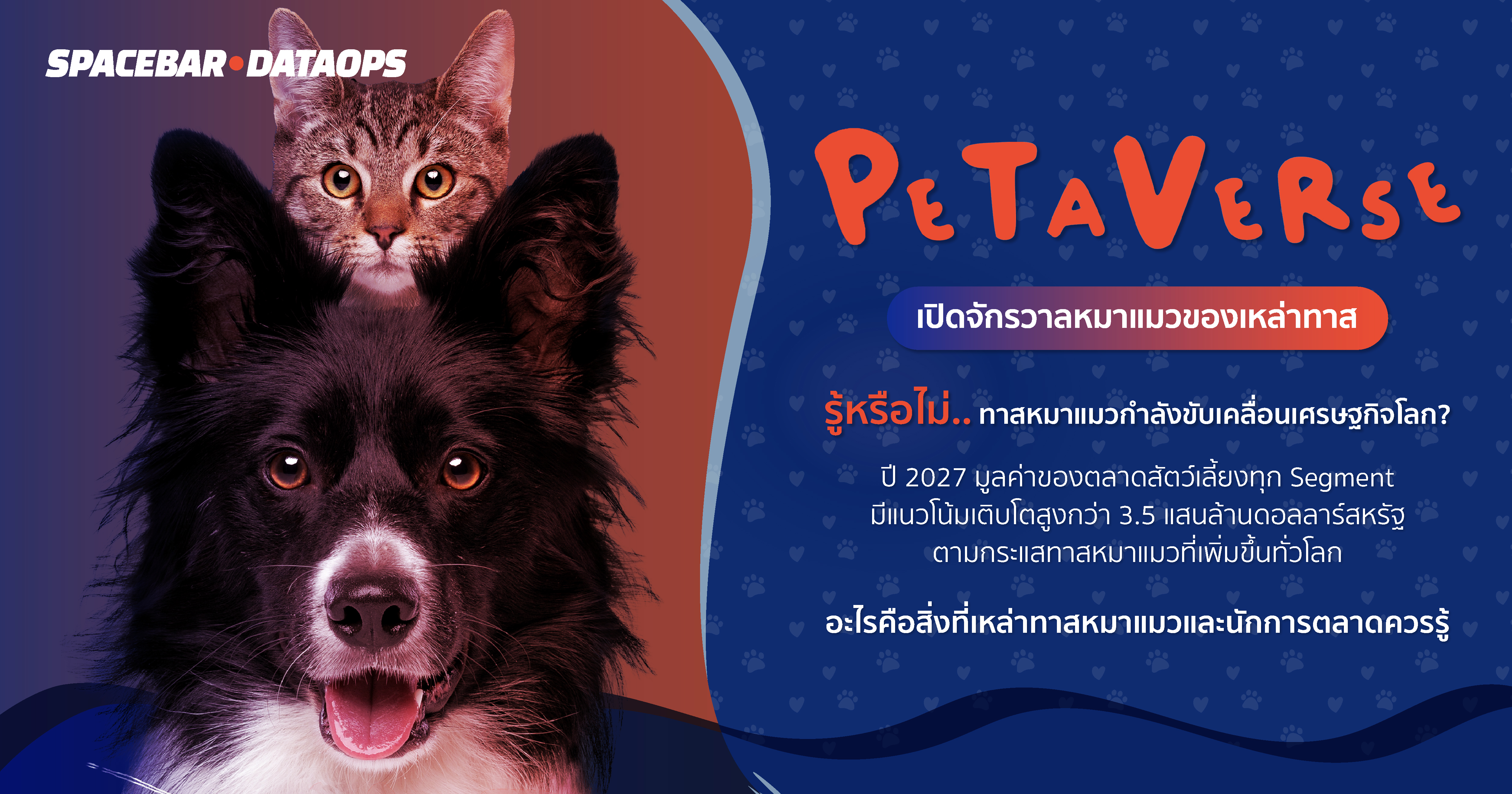 PETAVERSE เปิดจักรวาลหมาแมวของเหล่าทาส